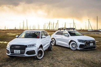 品良くリフトアップの新提案！NEWINGがSUVをプロデュース！アウディQ8 / Q3 - TUNERS